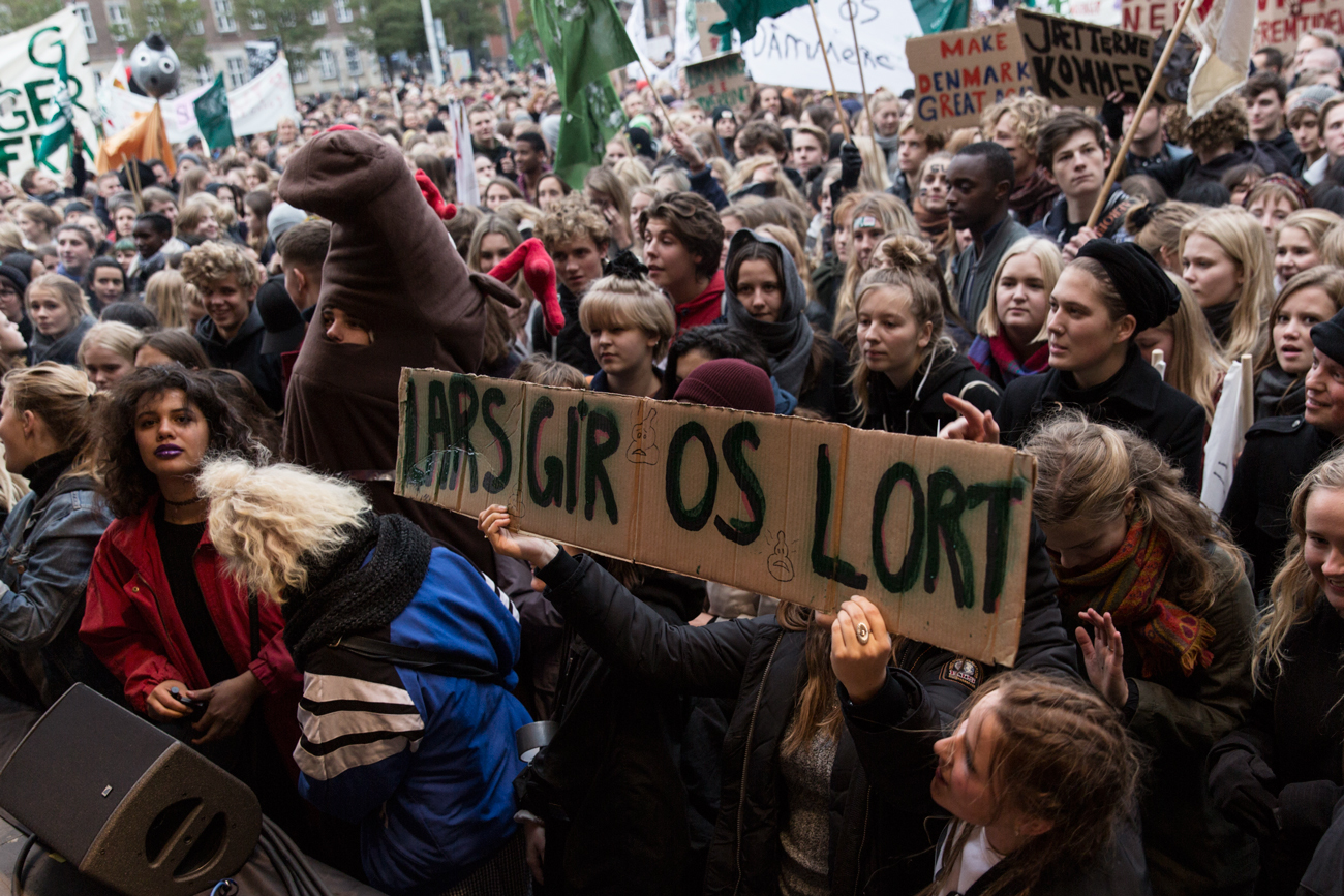 Lars gi'r os lort: Portrætter af vrede unge SU-demonstranter